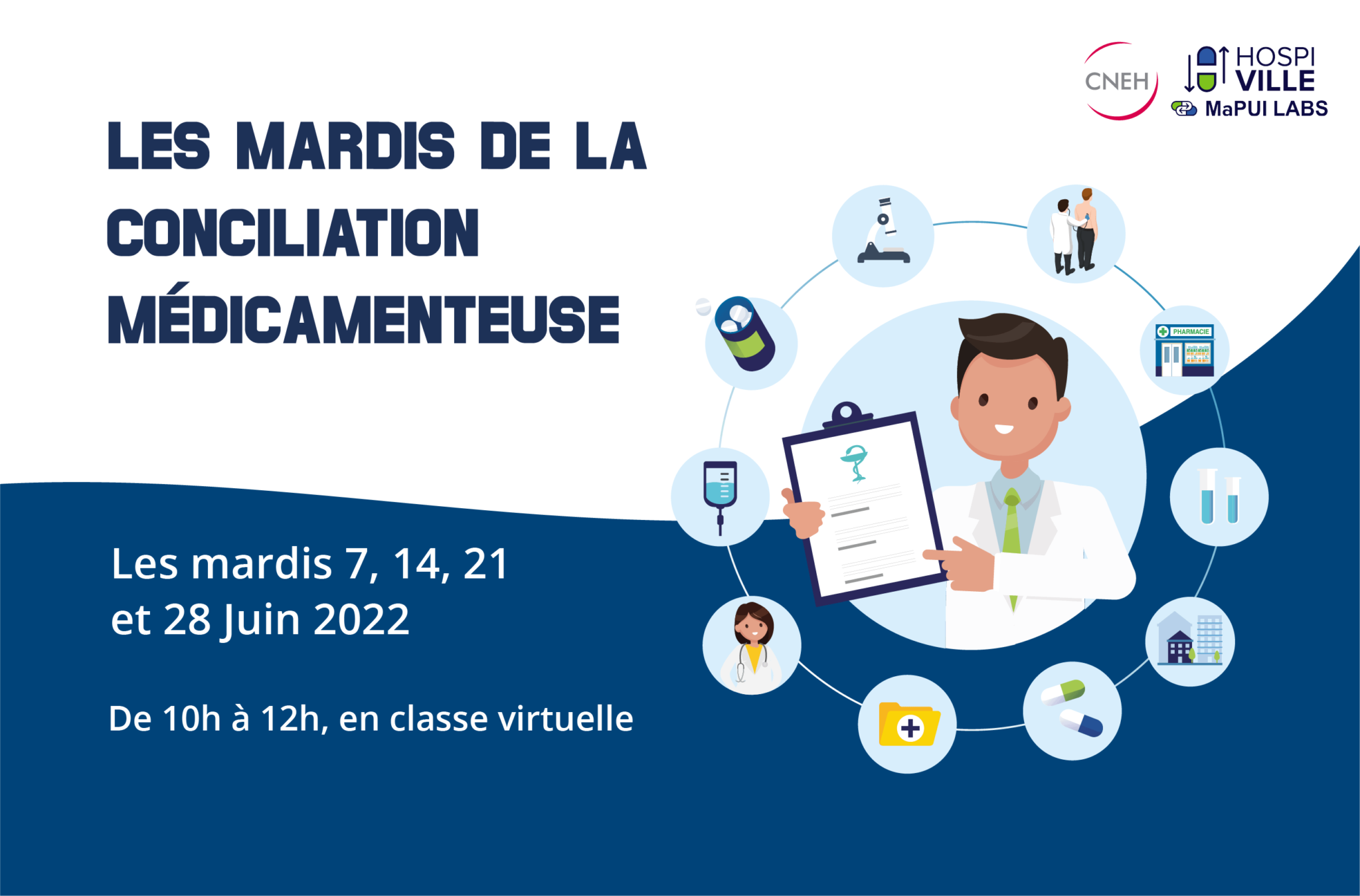 Hospiville - Les Mardis de la conciliation médicamenteuse MaPui Labs